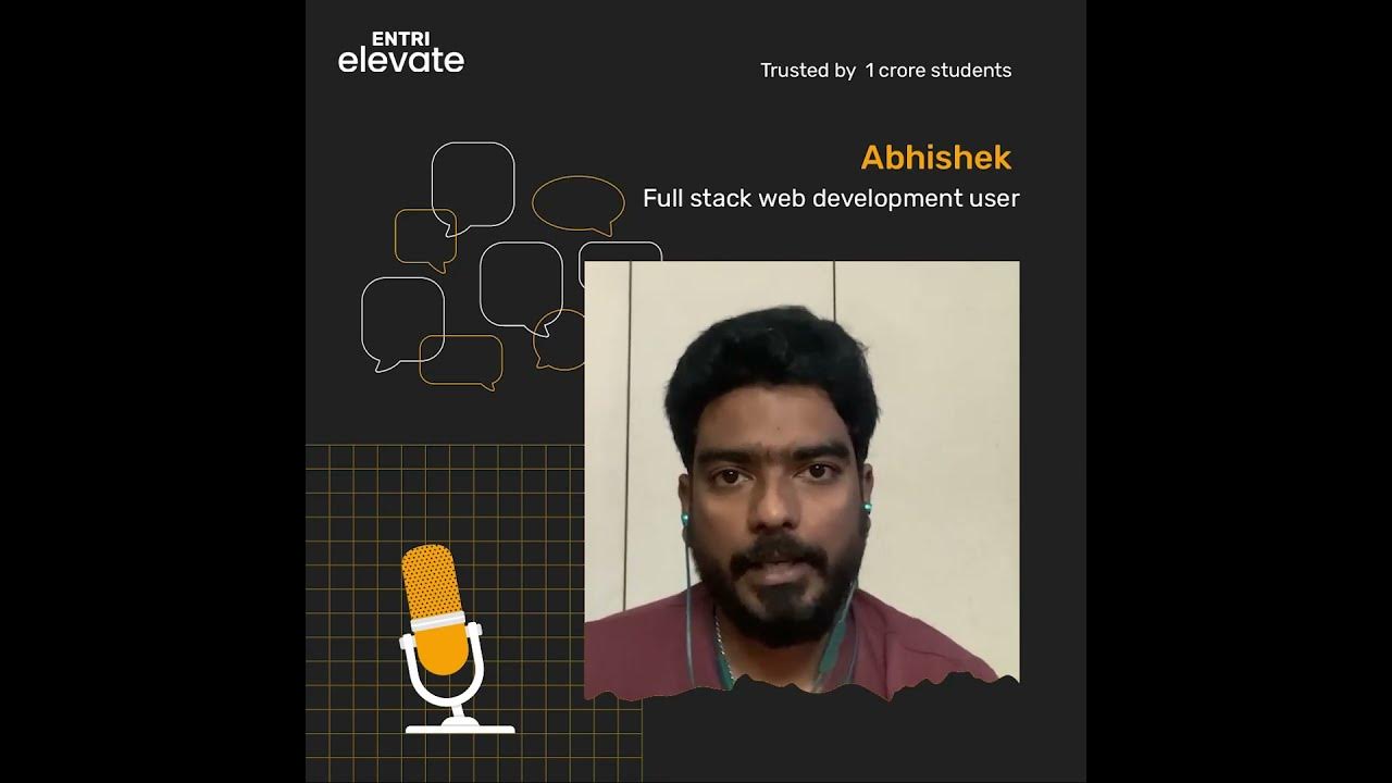 User Review Full Stack Web Development Course Entri App Youtube