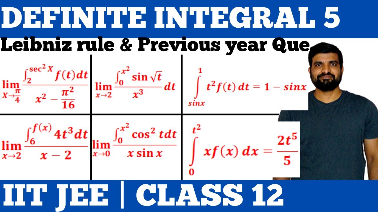 Leibnitz Rule | Leibnitz rule | Definite Integral 5 | Previous Year ...