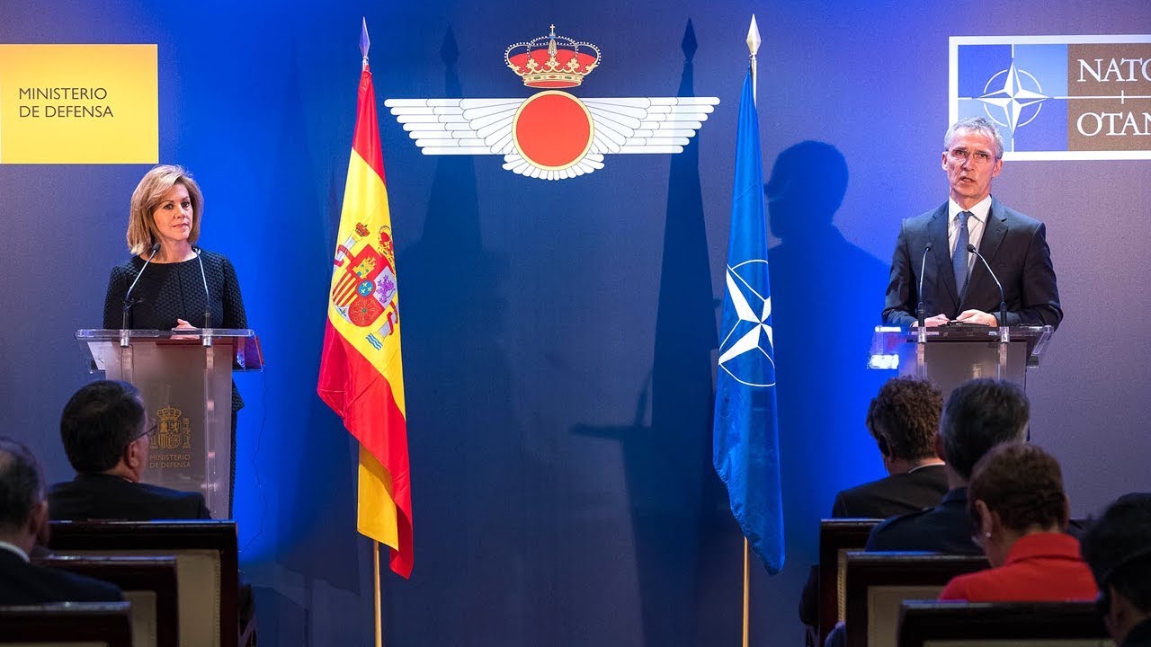 NATO Secretary General with the Minister of Defence of Spain, 25 JAN ...