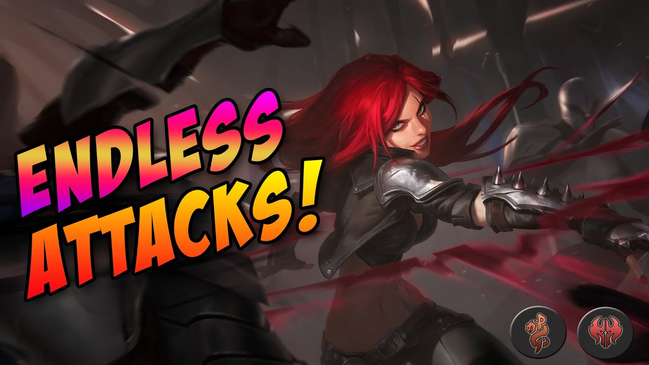 Endless Attacks Katarina Aggro Deck | Legends of Runeterra Deck Guide | LoR Katarina Deck - YouTube
