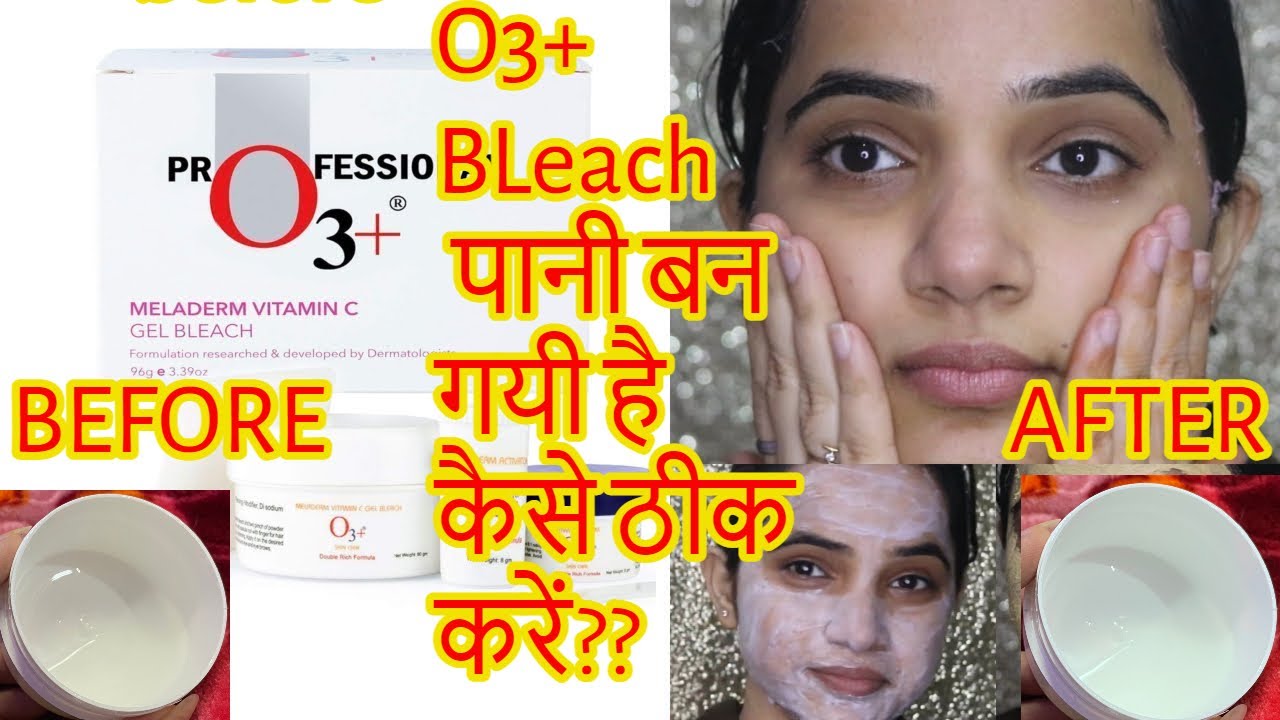 o3+ Bleach#Professional o3 Meladerm Vitamic-C Gel Bleach #Full Demo# ...