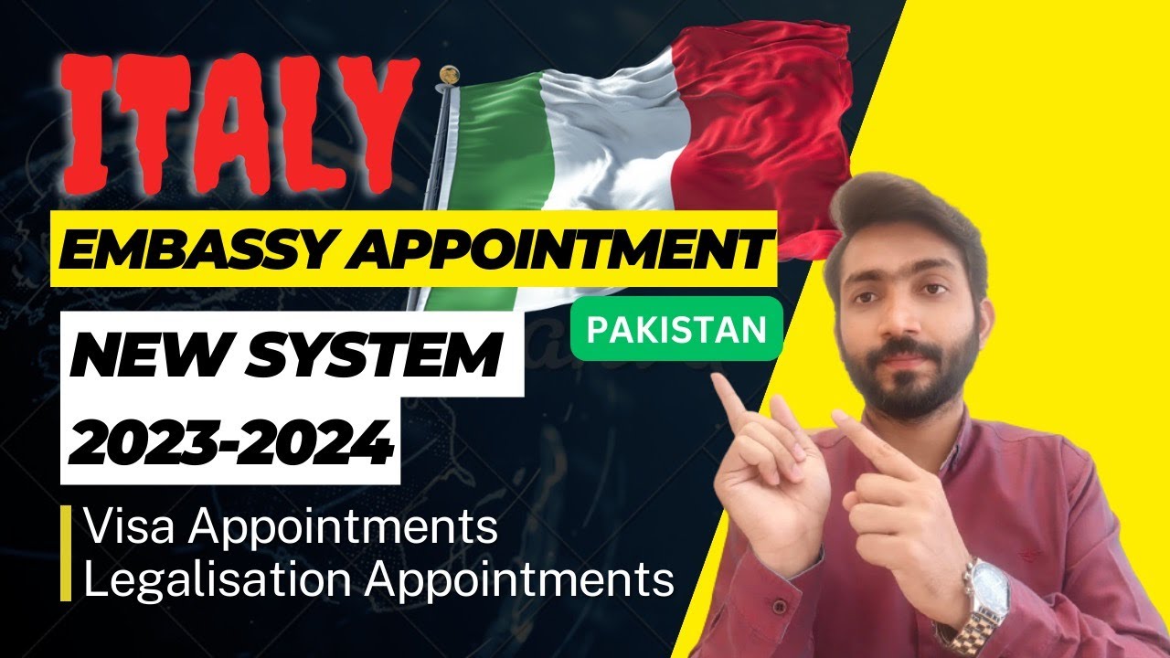 New appointment system for Italy embassy Pakistan | Italy Visa ...