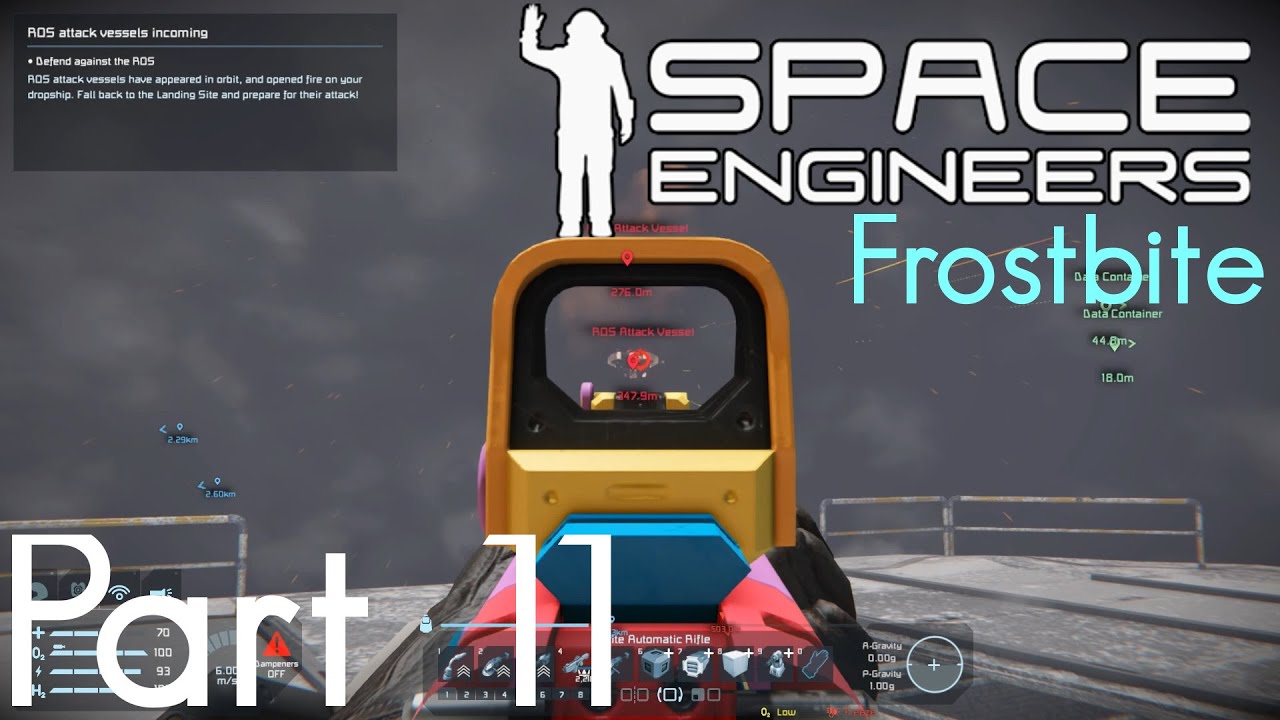 Final ROS assault | Space Engineers | Frostbite | Part 11 - YouTube