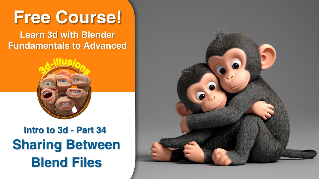 34 Sharing Between Blend Files - YouTube