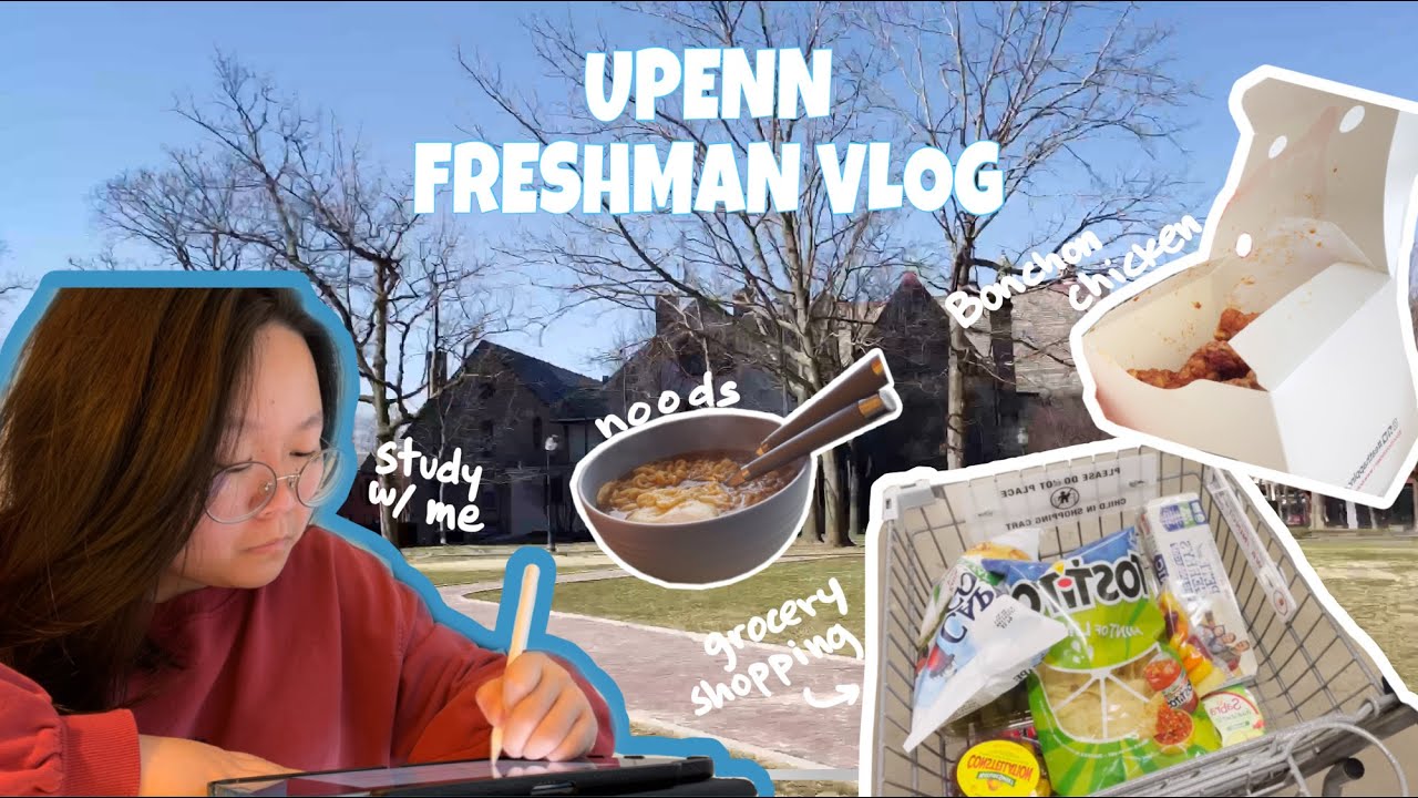 UPENN: 2 Days in the Life｜daily life, what I eat, student jobs, campus ...
