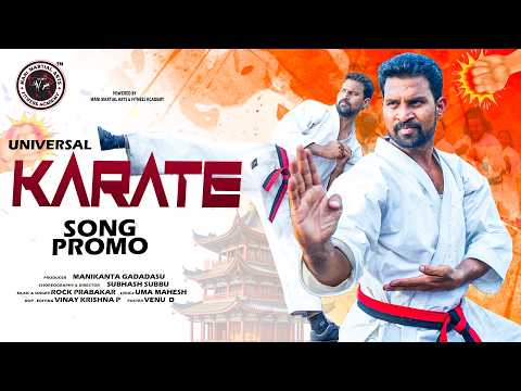 🔥🥋 KARATE SONG PROMO | OFFICIAL PROMO | UNIVERSAL KARATE SONG PROMO 🥋🔥 MANI MARTIAL ARTS