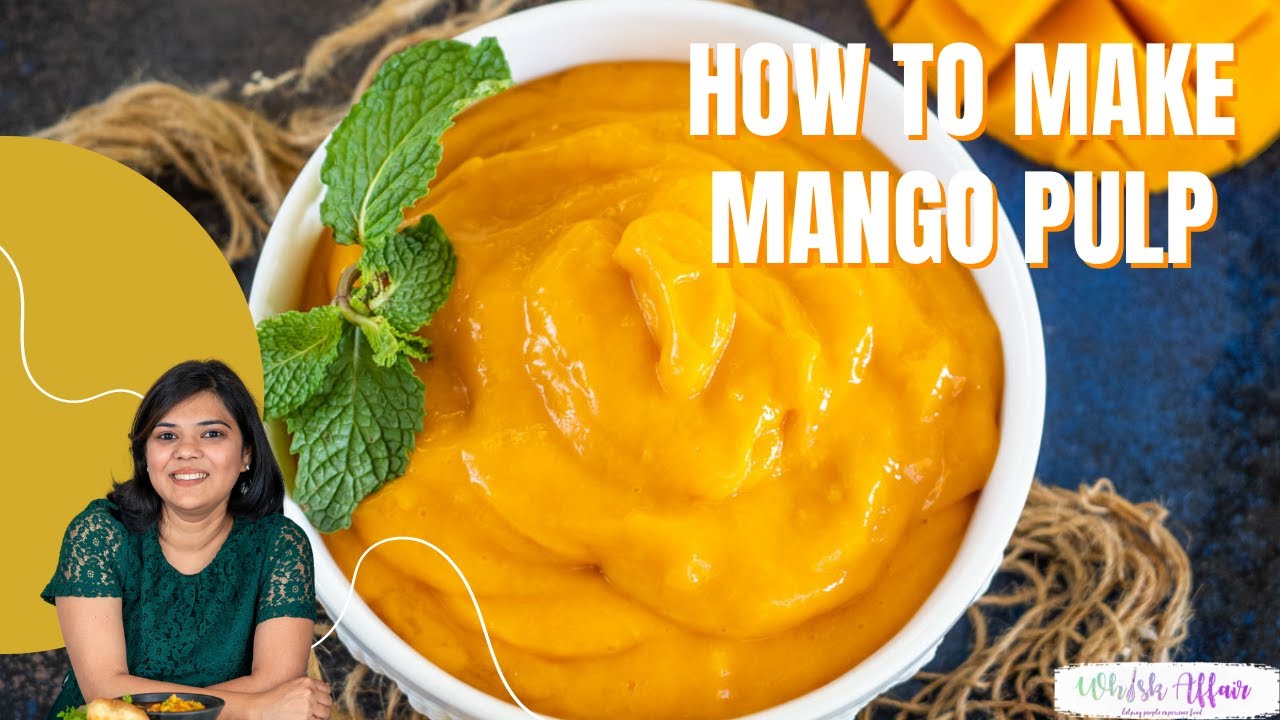 How To Make Mango Pulp - YouTube