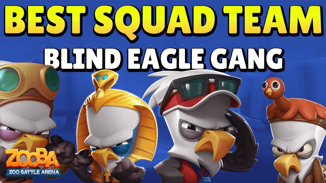 BEST SQUAD TEAM 🦅 *BLIND EAGLE* GANG 🦅 | Zooba Steve Skins | Zooba Stars | Zooba Steve Squad ...