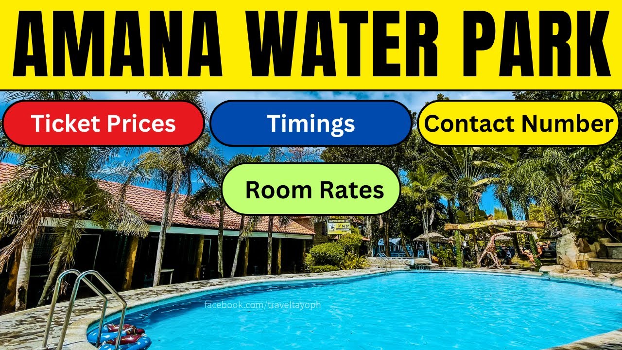 Amana Water Park Price List 2024 | Entry Ticket for Adults, Child ...