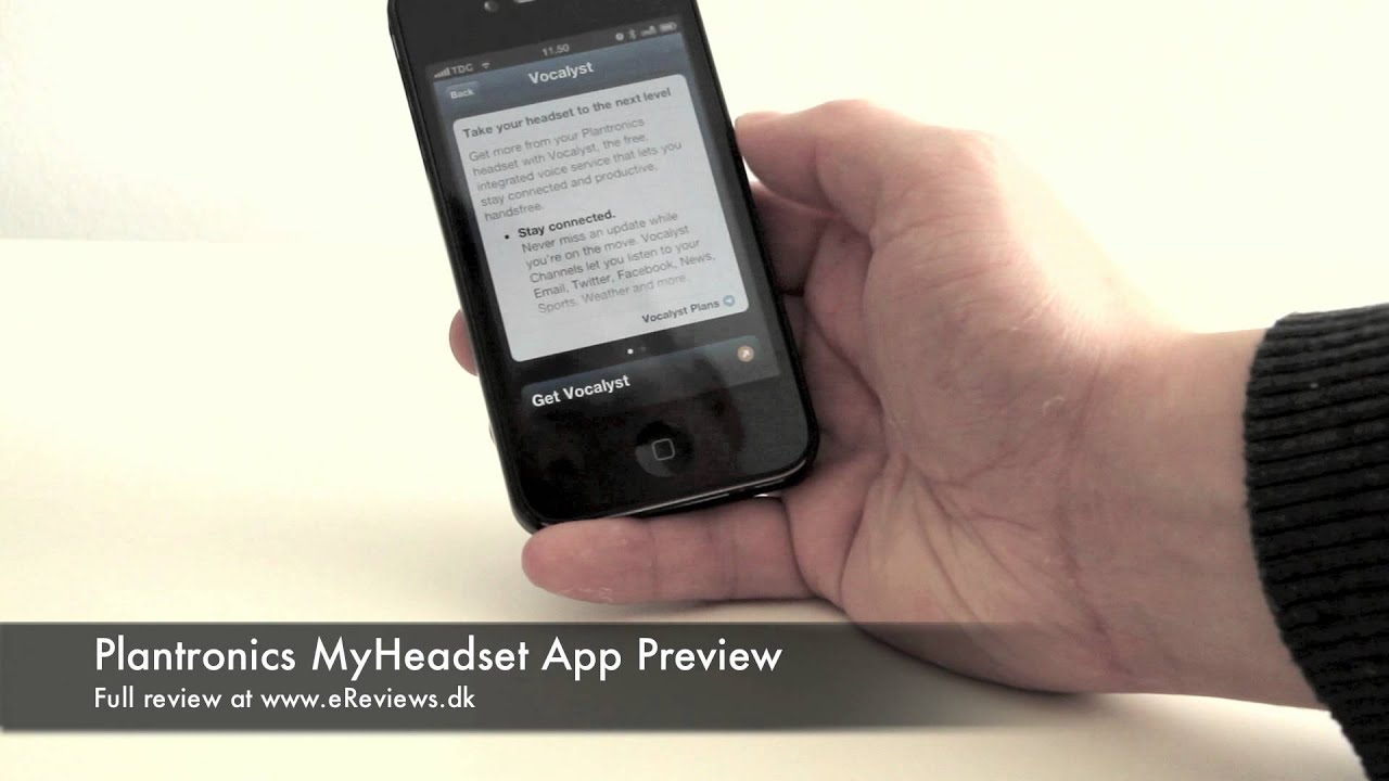 Plantronics MyHeadset App Preview - YouTube