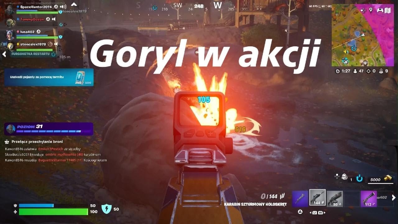 Fortnite Battle Royale Goryl w akcji 🔥! - YouTube