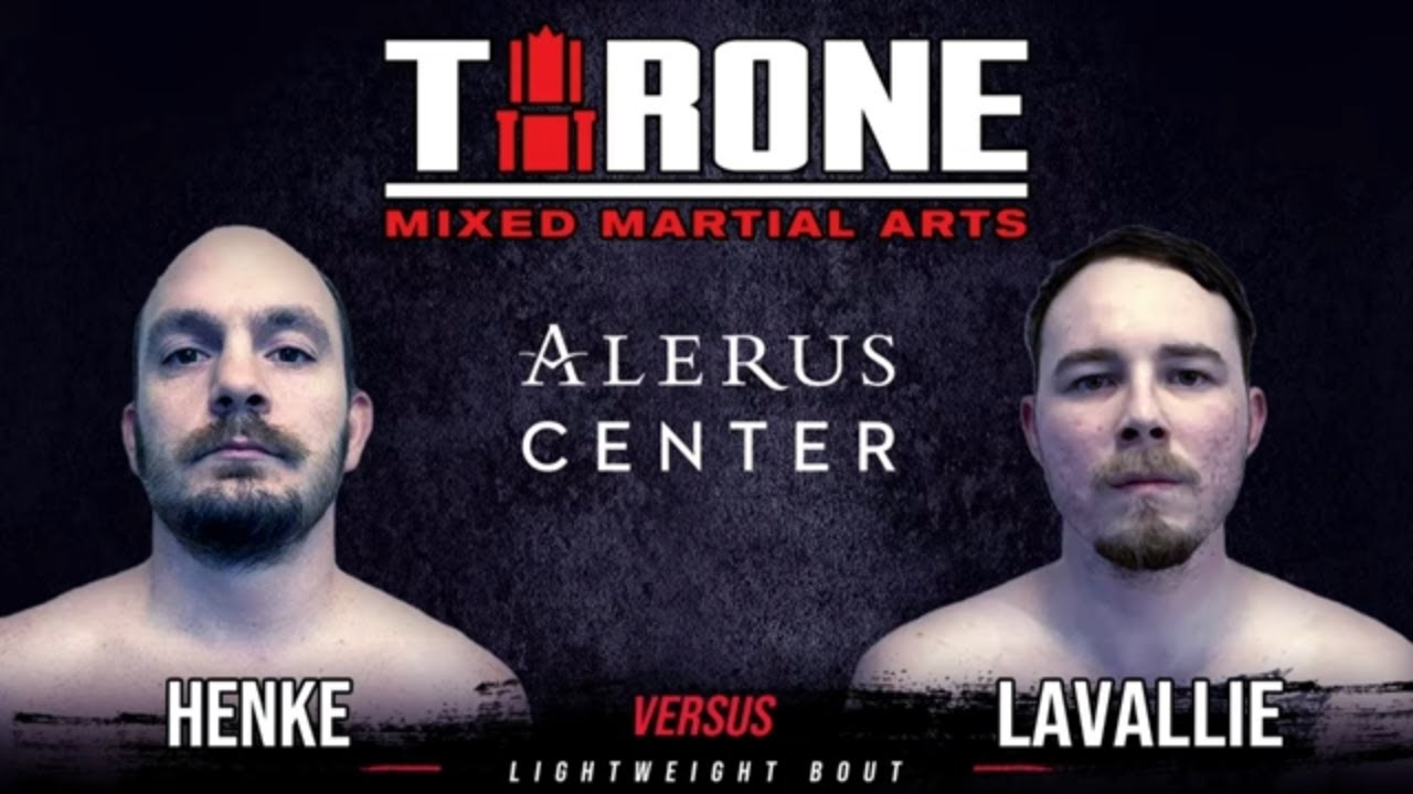 Derek Henke vs Edward Lavallie Throne MMA - YouTube