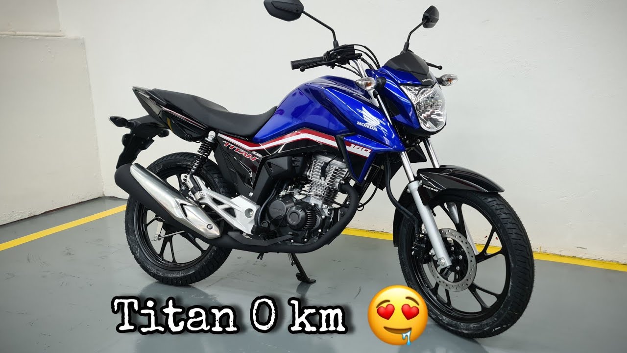 APRESENTAÇÃO CG 160 TITAN AZUL CLARO PEROLIZADO 2021 - YouTube