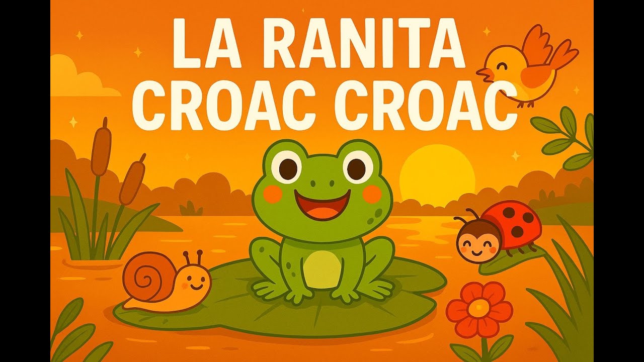 La Ranita CROAC CROAC La Canción 🐸 | Música Infantil Divertida para ...