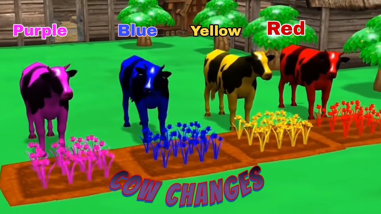 wild animals |cow cartoon | |mammoth elephant | |jump game | - YouTube