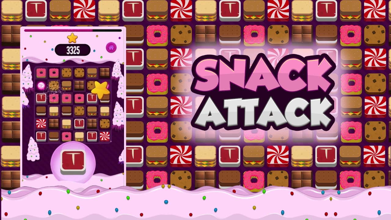 Snack Attack HTML5 Game Trailer - ZebraFox Games - YouTube