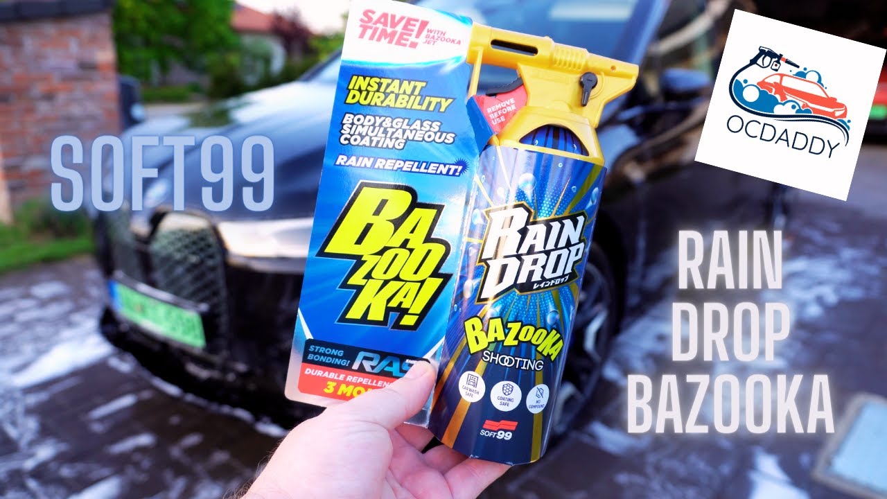 Quick paint protection: Soft99 Rain Drop Bazooka test - YouTube