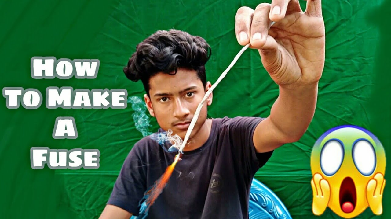 How To Make Slow Burning Fuse With Matchbox | Crazy Boy - YouTube