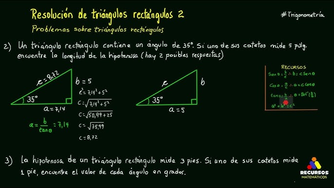 Problemas De Triangulo De Trigonometria 💥💥 Razones
