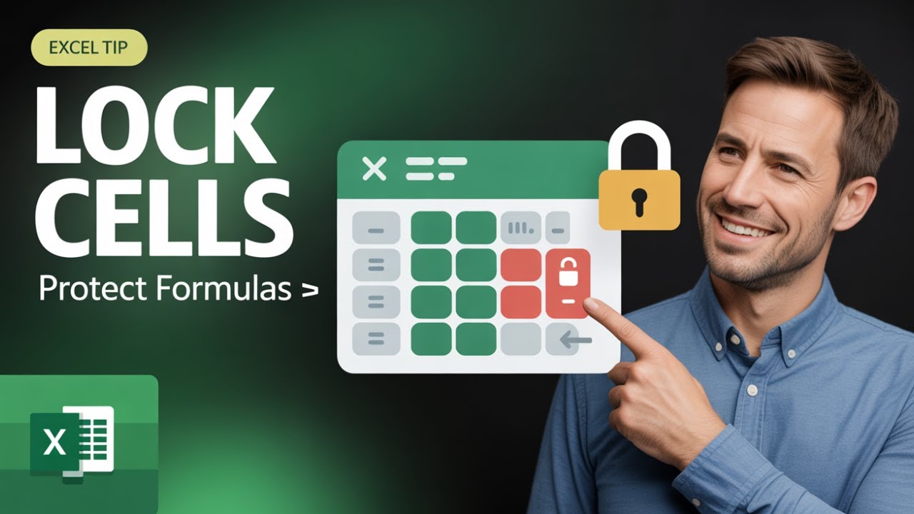 How to Lock Cells in Excel (Protect Data Easily) - YouTube
