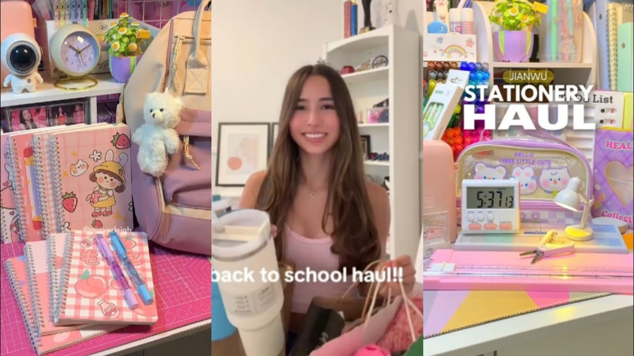 Back To School Haul TikTok Compilation - YouTube
