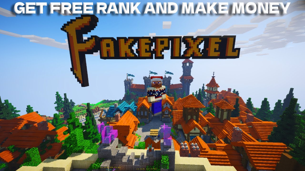 GET FREE VIP RANK in FakePixel SkyBlock with This MONEY MAKING METHOD ...