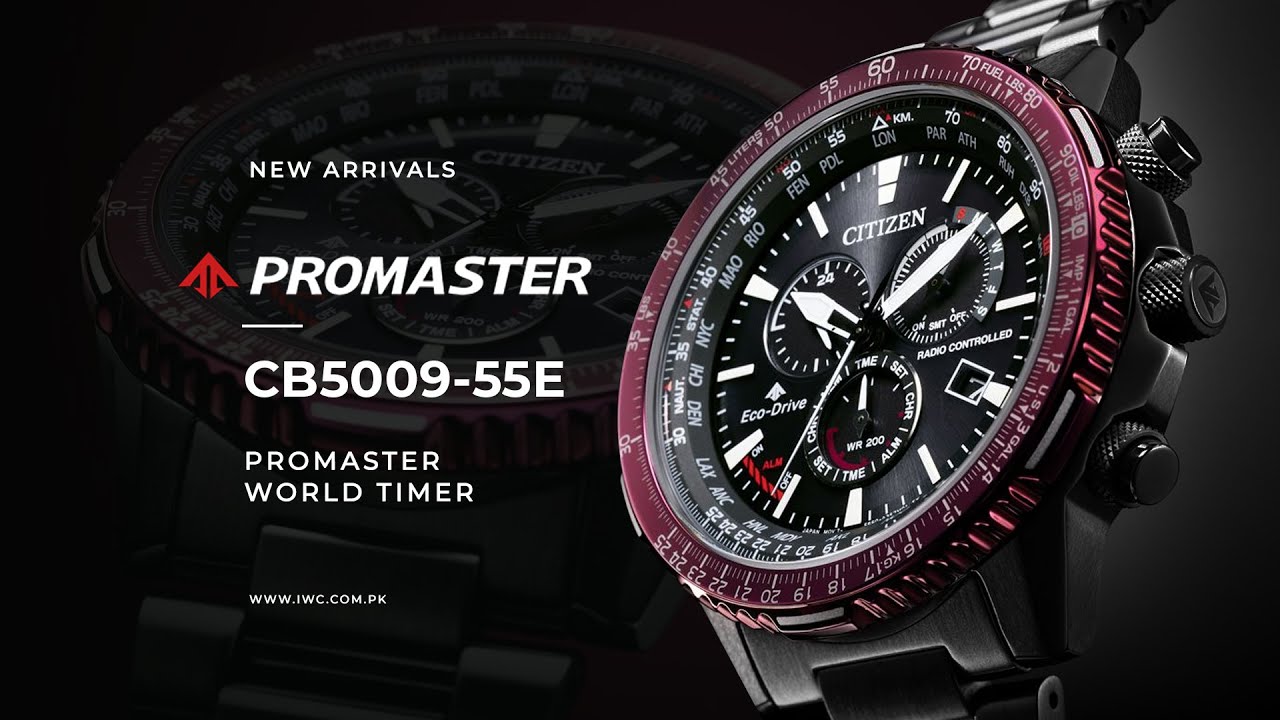 PROMASTER WORLD TIMER – CB5009-55E #cinematic - YouTube