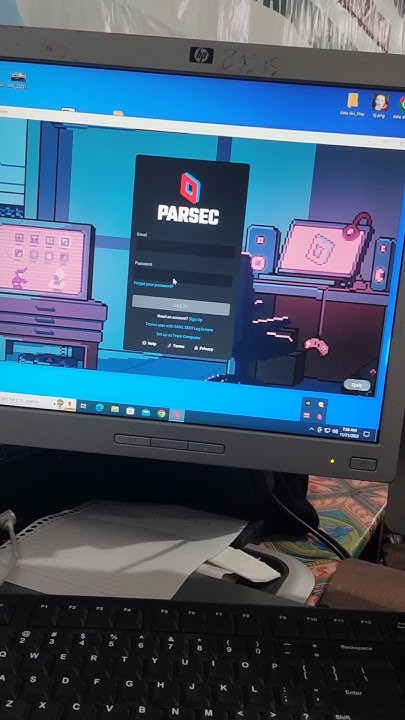 cara akses komputer di rumah dari jarak jauh (Parsec) #parsec #fyp #pc #laptop #gaming # ...