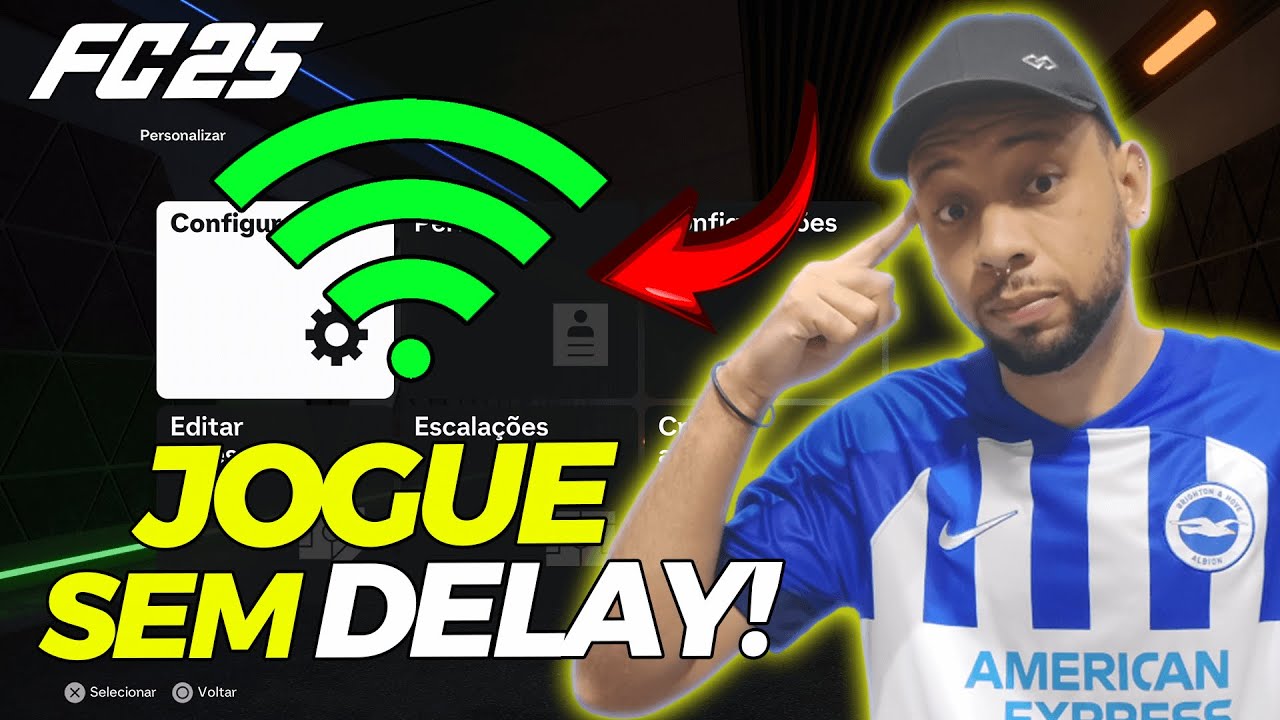 DICAS PARA REDUZIR O DELAY NO EA FC 25! JOGUE LISO - YouTube