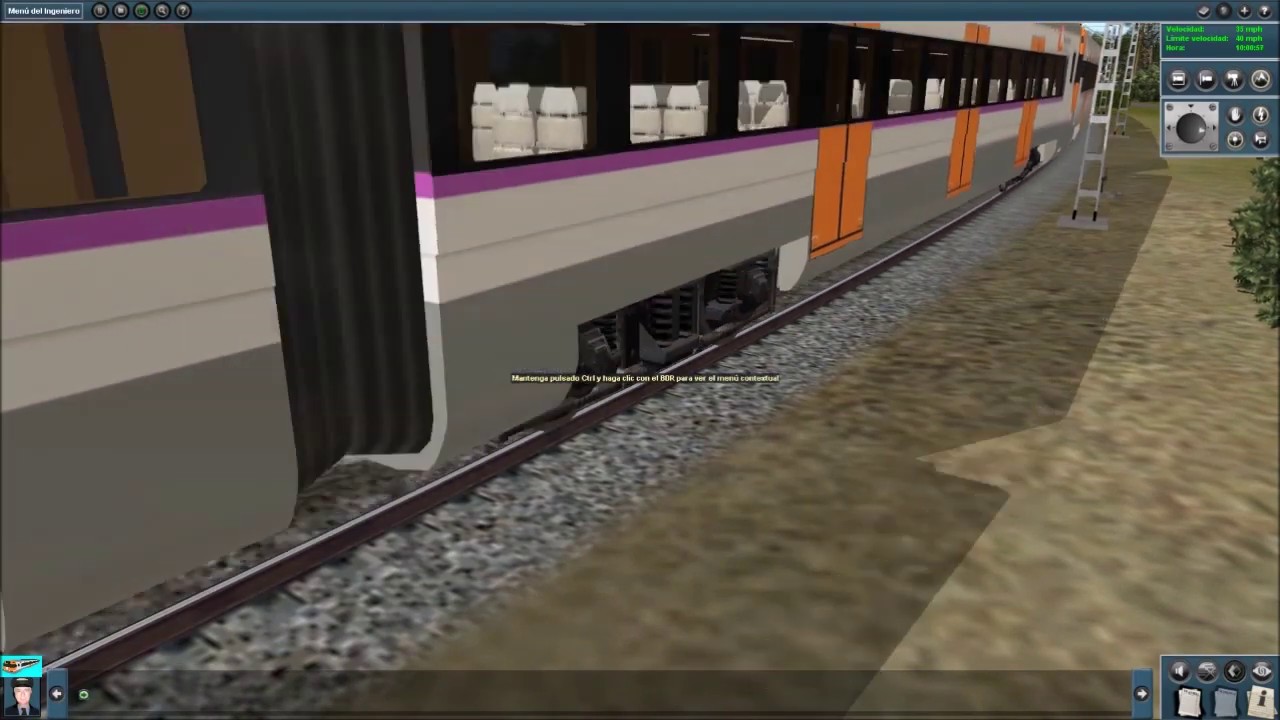 Trainz simulator. RENFE 447 Rodalies doble pasando buen ritmo mini ...