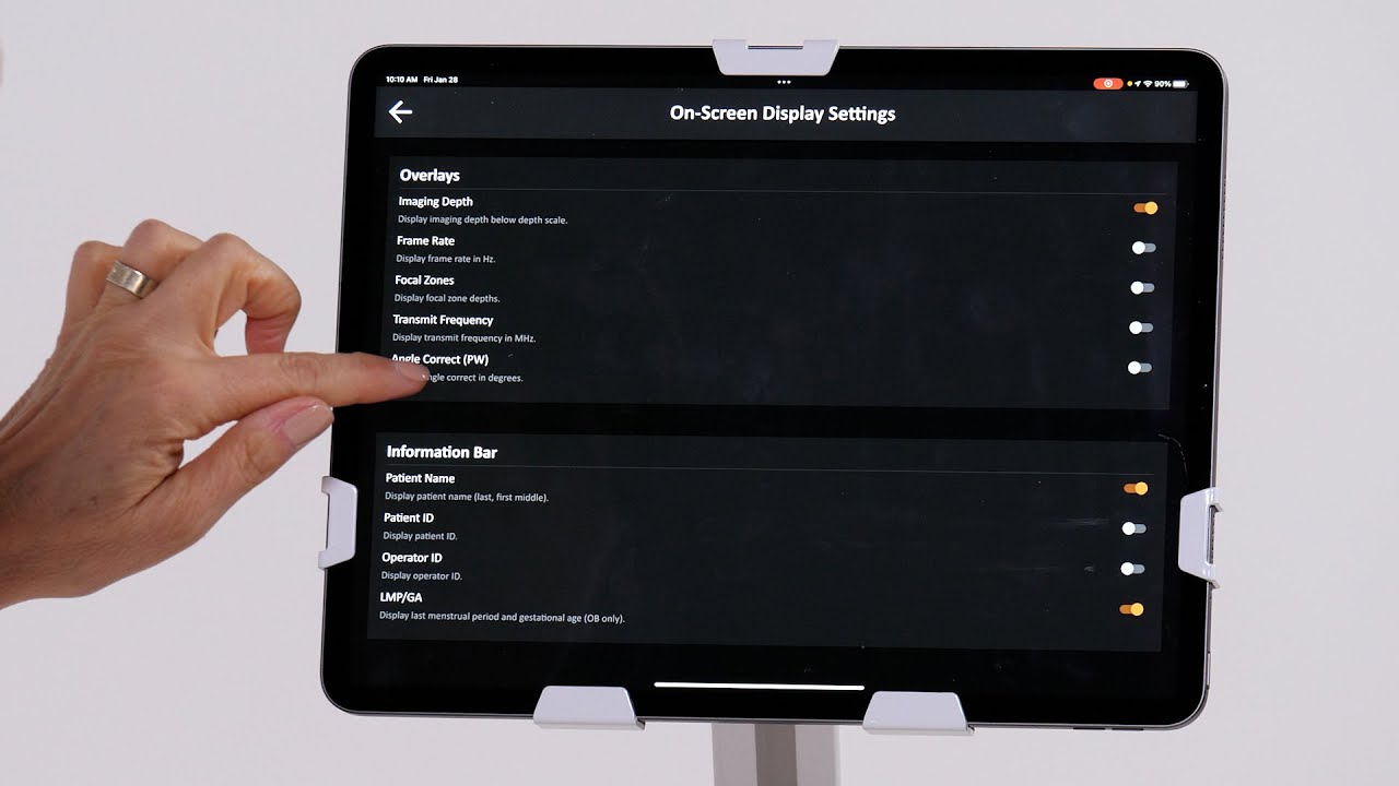 Clarius App Settings - YouTube