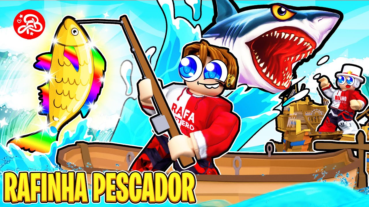 Virei Pescador e Peguei Peixes Lendários no Roblox - YouTube