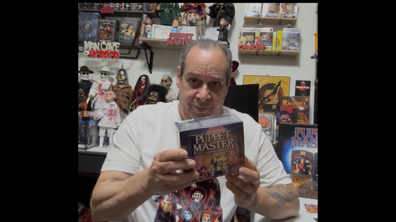 The 35th Anniversary Puppet Master Trading Card Unboxing - YouTube