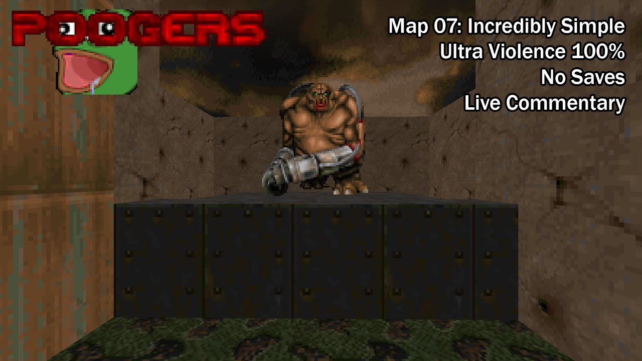(Doom II) Poogers - Map07: Incredibly Simple (UV-Max) - YouTube