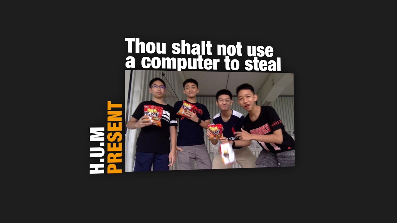 Computer - Thou shalt not use a computer to steal - YouTube