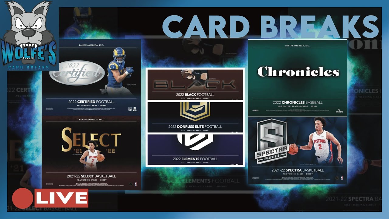 Wolfe's Card Breaks Live Group Breaks - YouTube