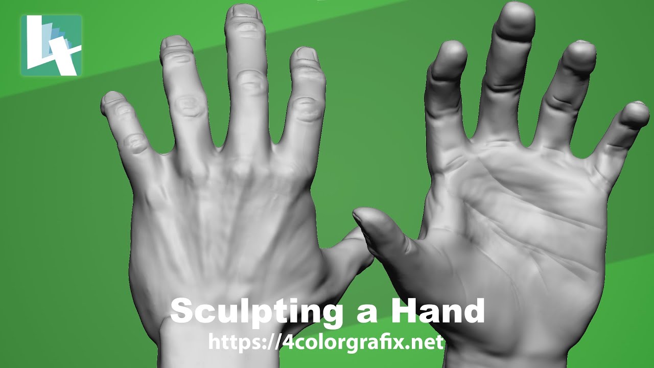 Sculpting a Hand - YouTube