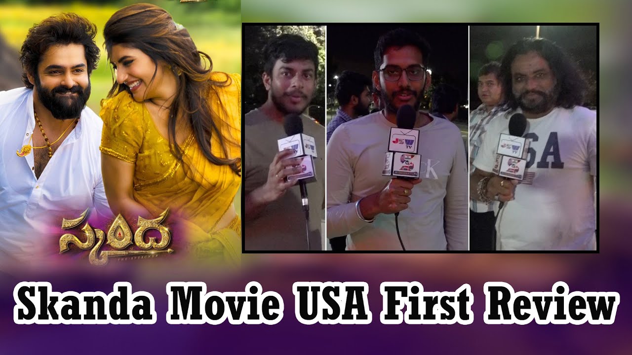 Skanda Movie USA Review | Skanda Public Talk | Skanda Public Review ...