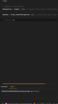 Why use array chunking in php? #php array chunking efficiently manage large arrays - YouTube