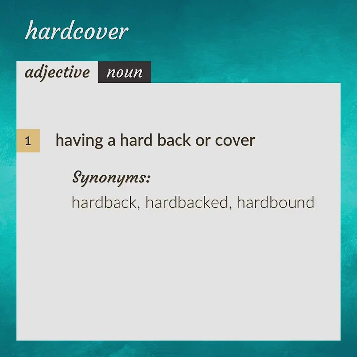 Hardcover Meaning Of Hardcover YouTube hardcover-meaning-of-hardcover-youtube