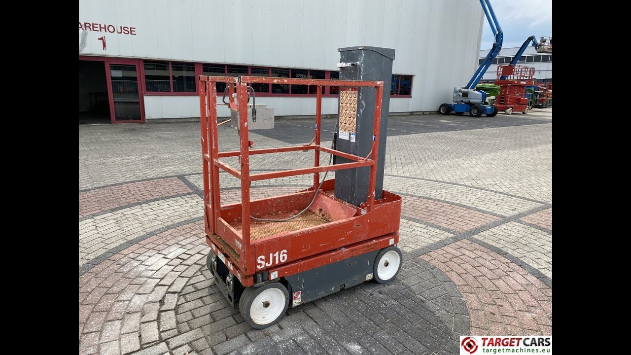 781394 SKYJACK SJ16 VERTICAL MAST AERIAL WORK LIFT PLATFORM 2017 675CM ...