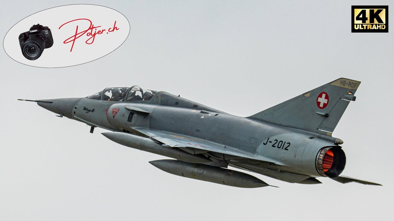 Dassault Mirage III DS J-2012 - Spektakulärer letzter Flug über Europa ...