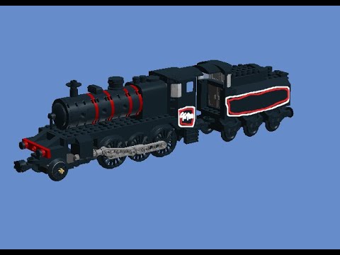 How To Build A Lego 2-6-0 LMS Ivatt Class 4MT Mogul Steam Locomotive 🇬🇧 ...