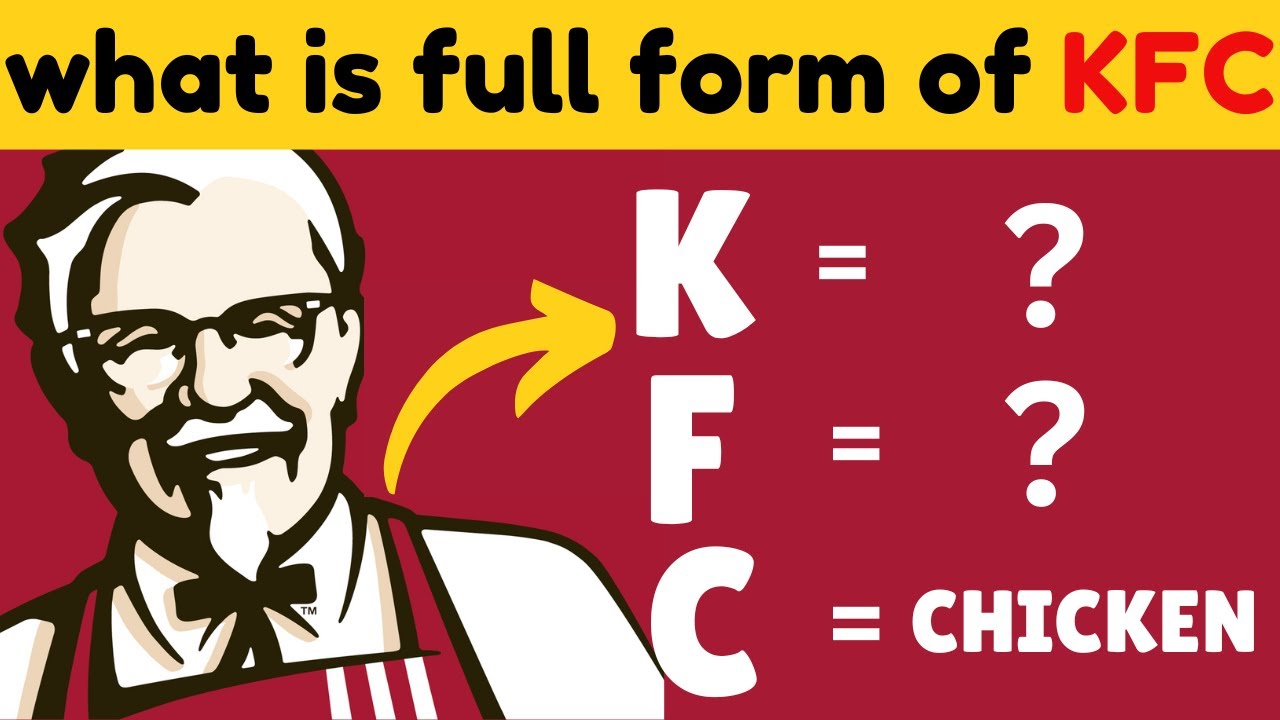 KFC का Full Form क्या है? | What is the Full Form of KFC? | Fascinating ...