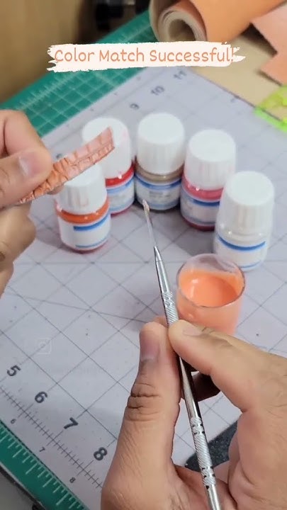 Five edge paint colors are required to achieve the perfect color match ...