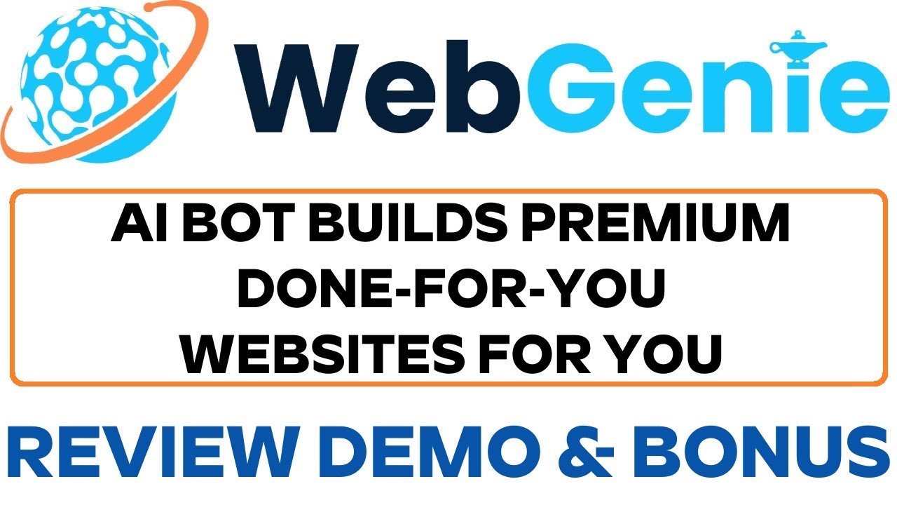 WebGenie Review Demo Bonus - AI Multi-Language Website Builder - YouTube