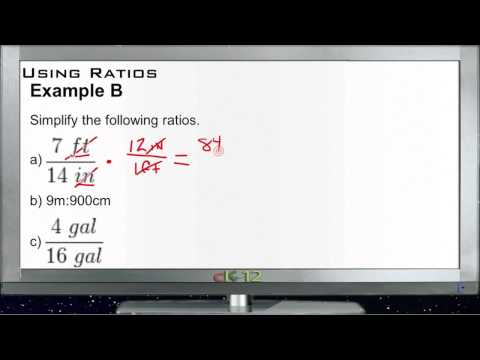 Using Ratios Examples - Basic ( Video ) | Geometry | CK-12 Foundation