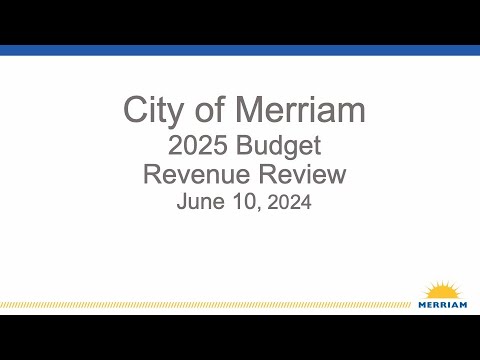 Merriam City Council Meeting: June 10, 2024 - YouTube