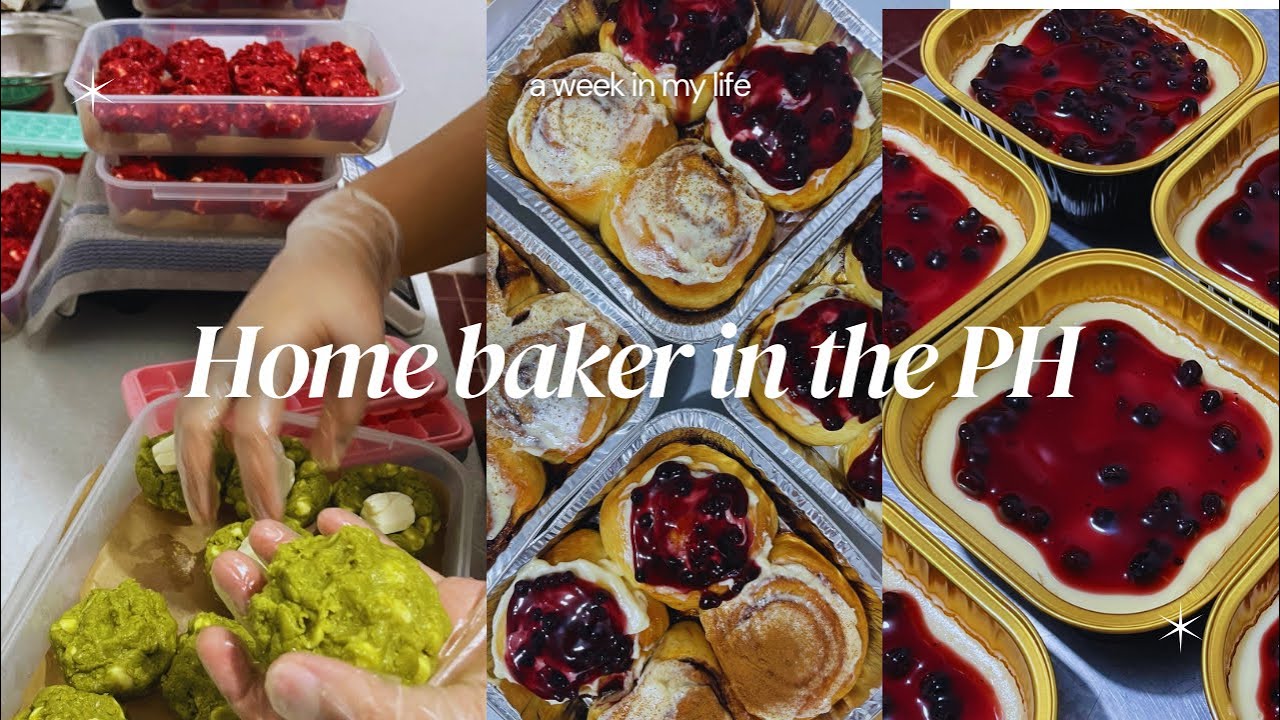 Week in a life as a home baker in the🇵🇭 | doing errands, bulk orders ...