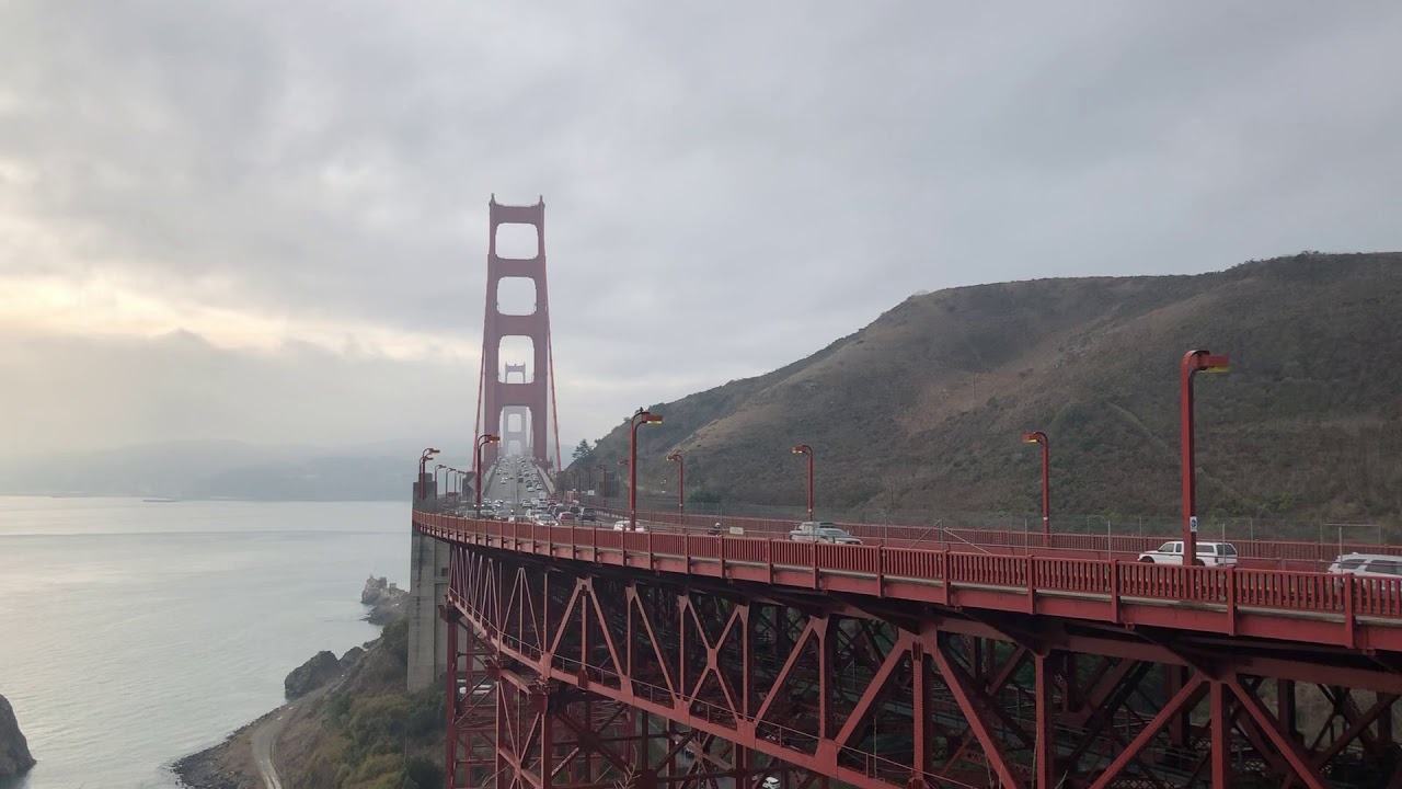 Golden Gate Bridge View Vista Point - YouTube